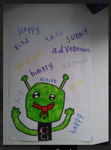 Alien Adjectives – Riverbank School